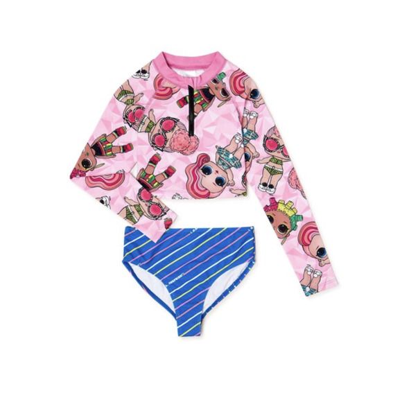 L.O.L. Surprise! | Swim | Lol Surprise Girls 2 Piece Swimsuit Size L 12 ...